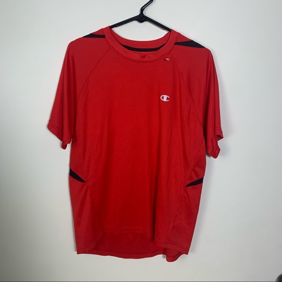 Champion | Shirts | Red Champion Shirt | Poshmark